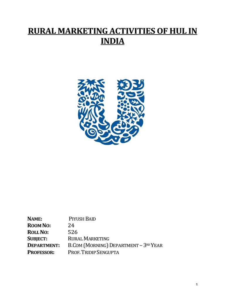 Rural Marketing Activities of HUL in India | Brand | Packaging And Labeling