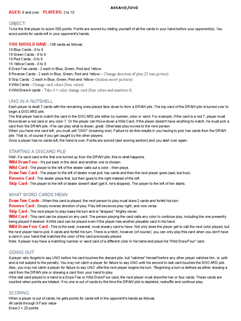 Assano | PDF | Tabletop Games | Playing Cards