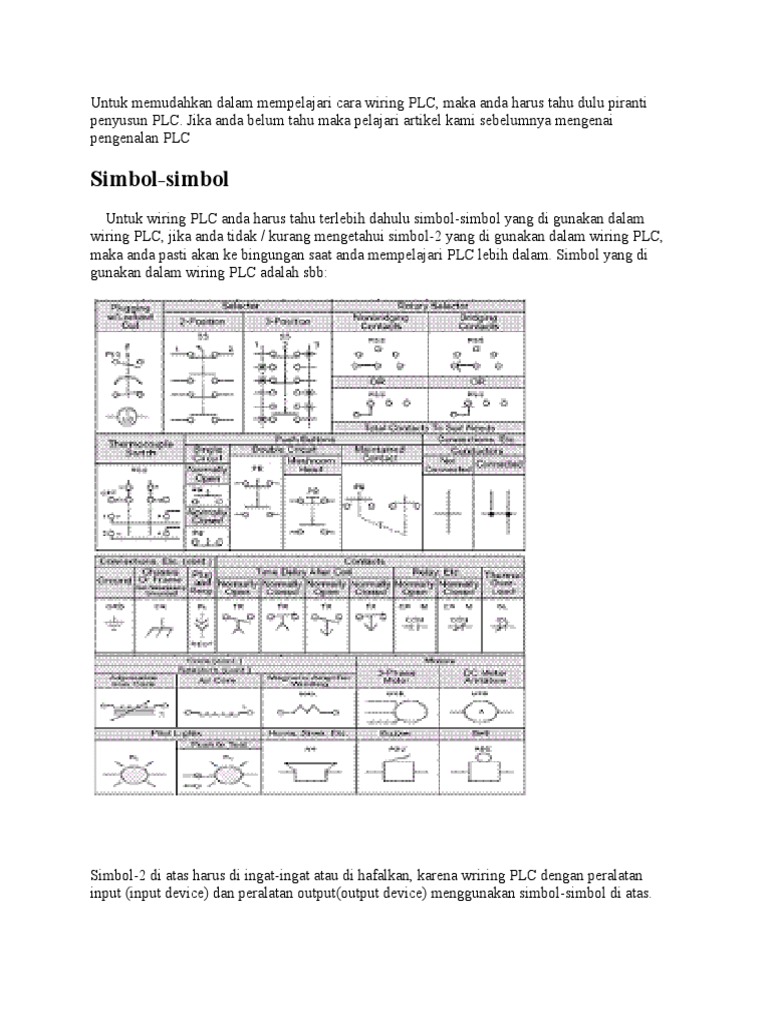 Wiring PLC | PDF