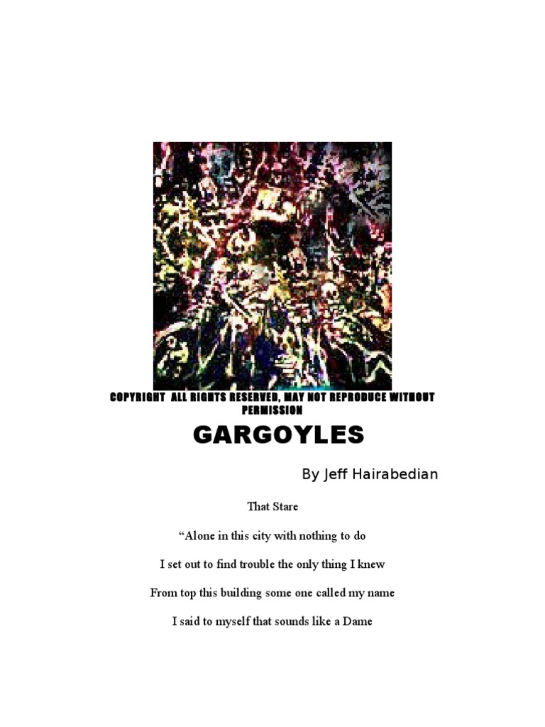 Poem Title:gargoyles, That Stare. | PDF