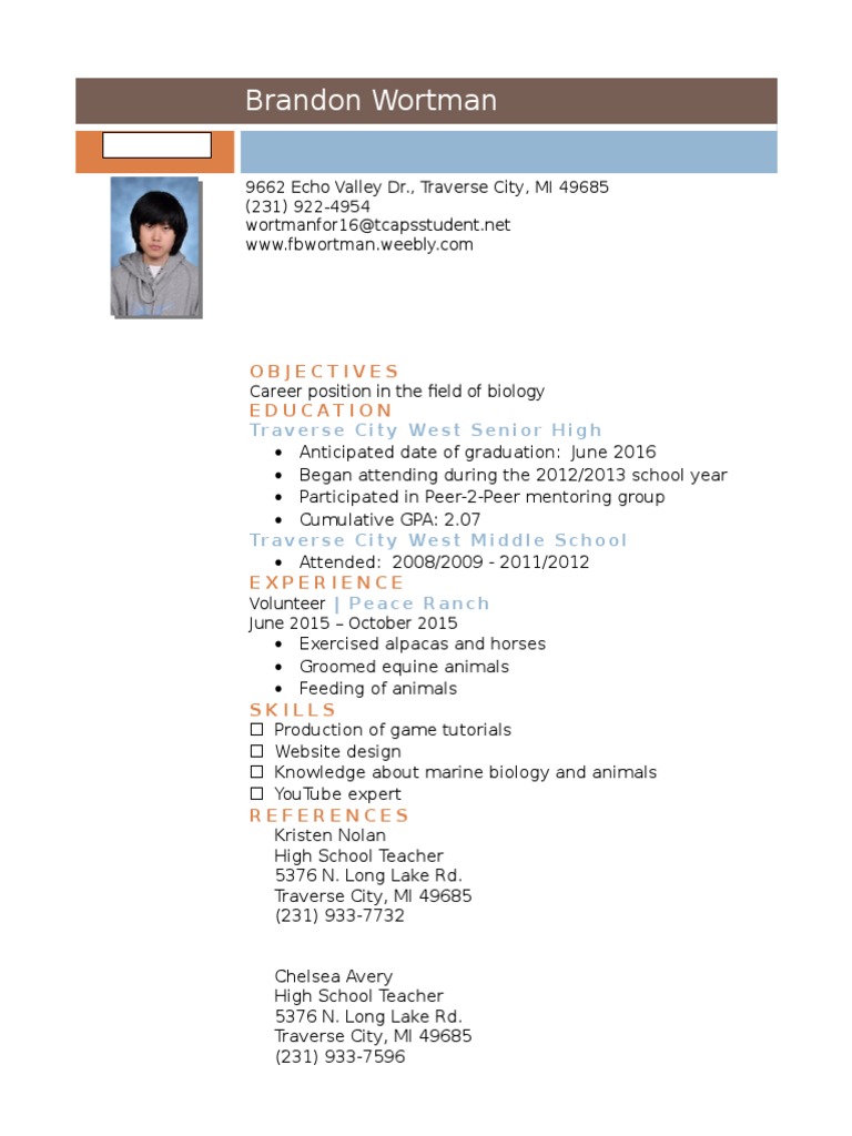 BW Resume2 | PDF