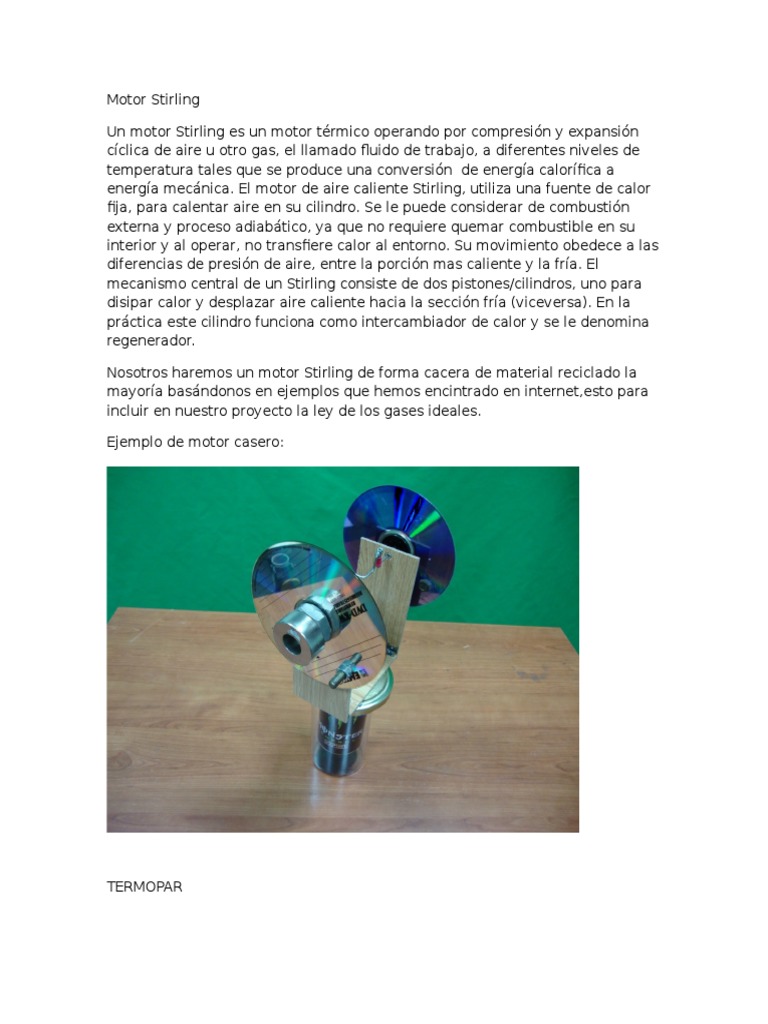 Motor Stirling Pdf
