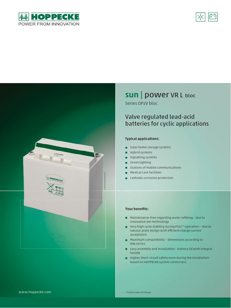 OPzV - Bloc Solar Power | PDF | Home & Garden | Computers
