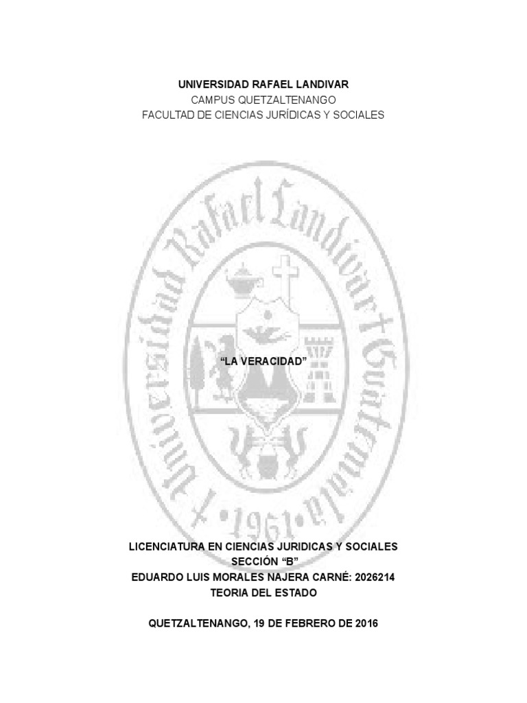 La Veracidad | Consecuencia Lógica | Verdad