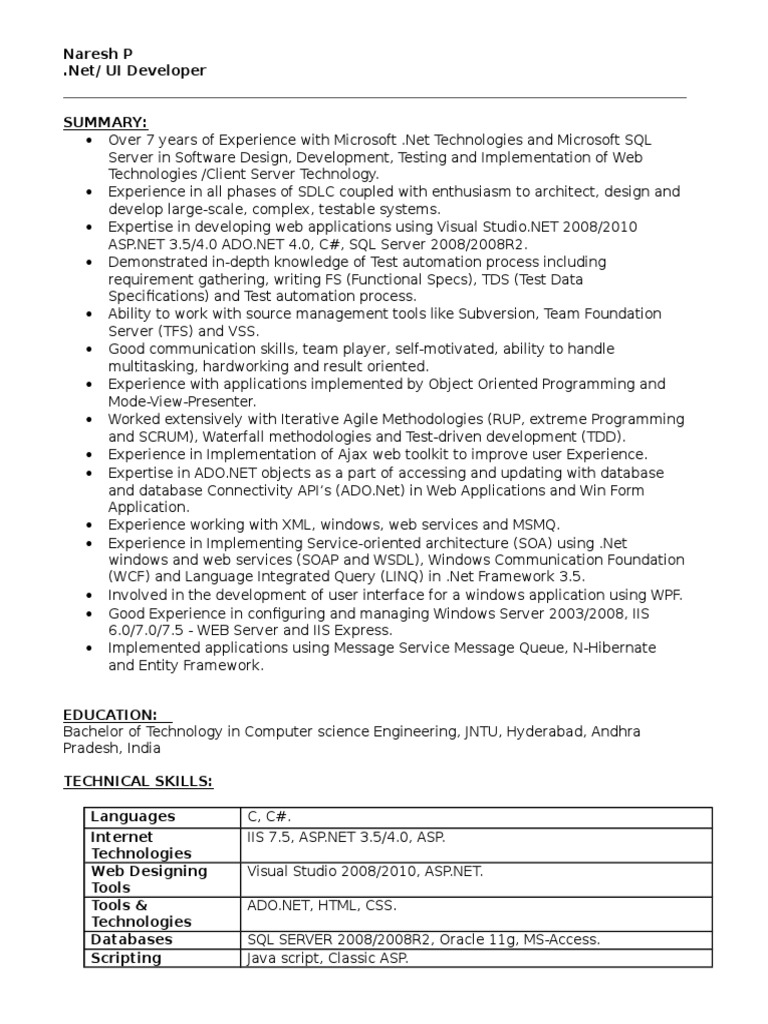 Naresh | PDF | Language Integrated Query | Microsoft Sql Server