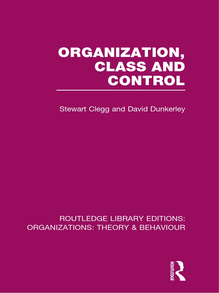 Organization Class and Control Sample | PDF | Sociology | Positivism