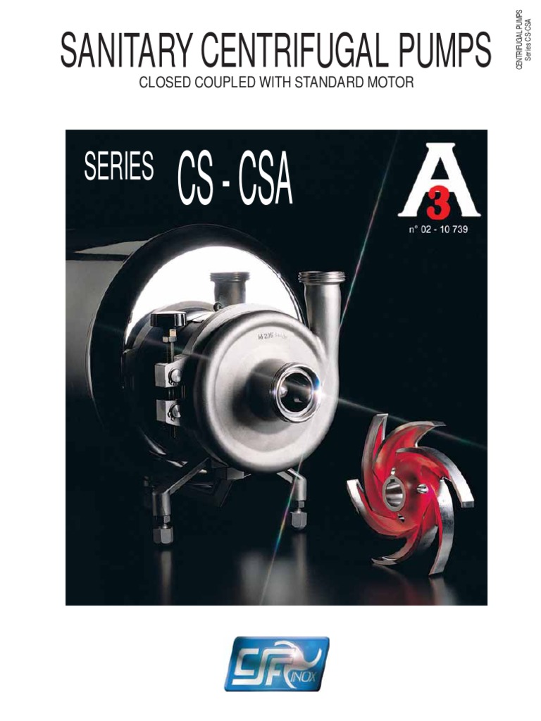 CS-CSA Centrifugal Pumps | PDF | Brewing | Pump