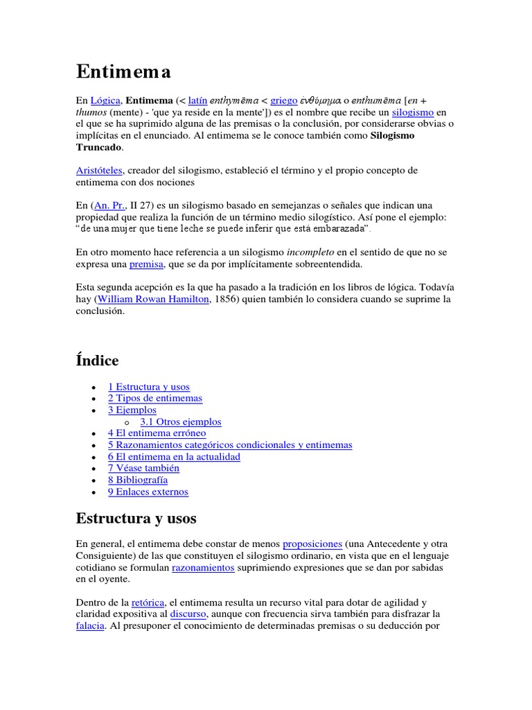 Entimema | Razonamiento | Habilidades para la vida
