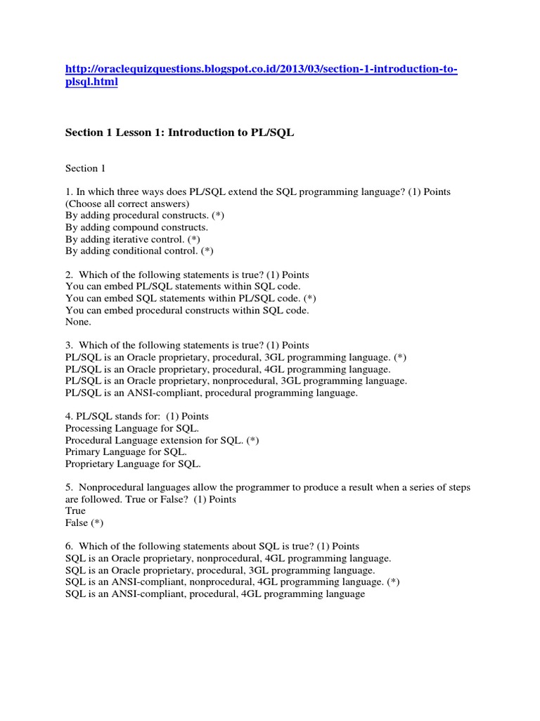 Oracle Pdf Control Flow Pl Sql