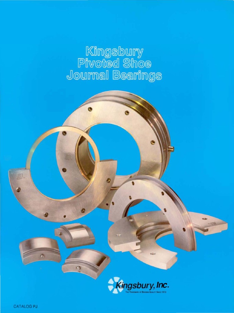 Shoe Journal Bearing.pdf | Bearing (Mechanical) | Industries