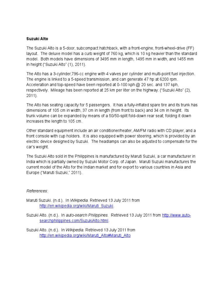 Alto (Sample of Technical Writing and Non-Technical Writing) | PDF ...