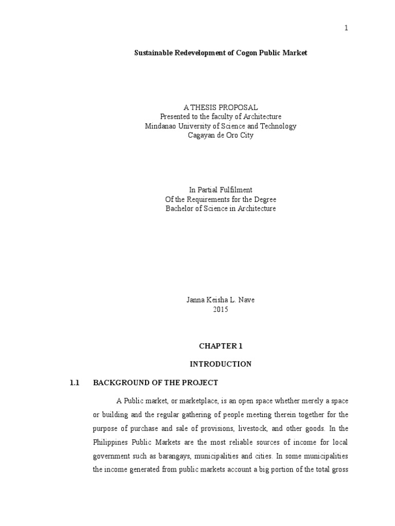 Sustainable Redevelopment of Cogon Public | PDF | Green Building ...