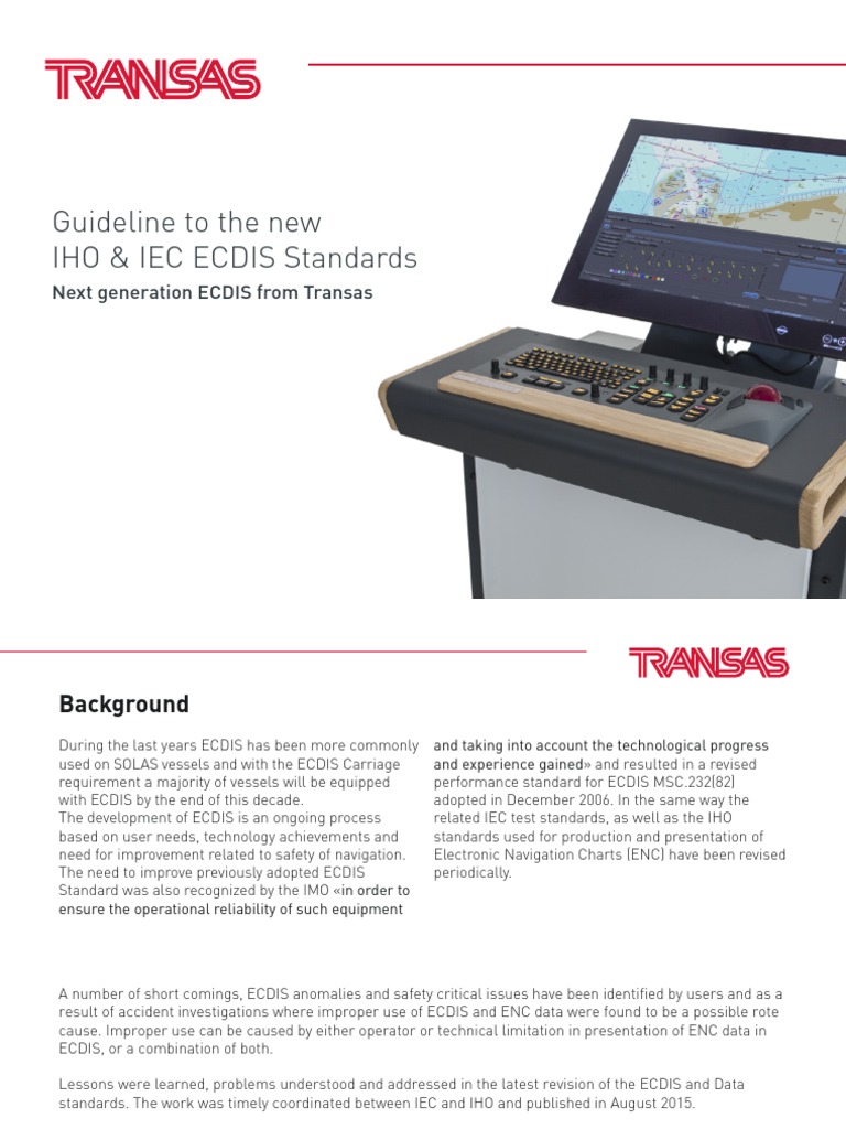 TRANSAS Guideline to the New ECDIS Standards | Computing | Technology