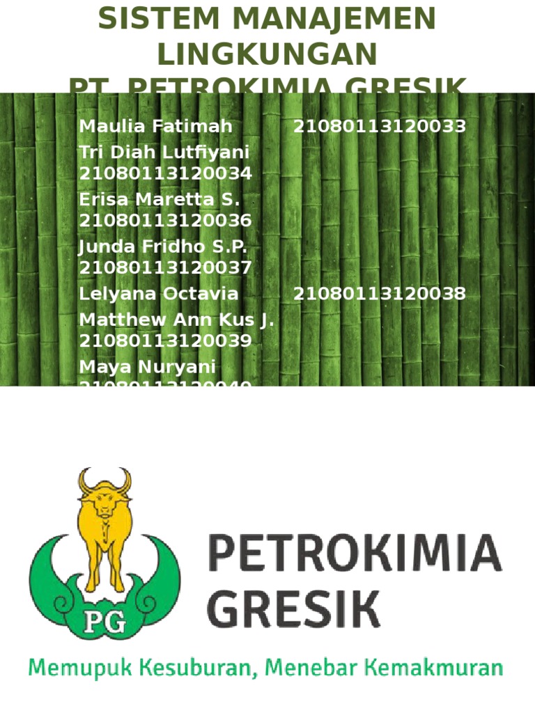 Sistem Manajemen Lingkungan PT Petrokimia Gresik | PDF
