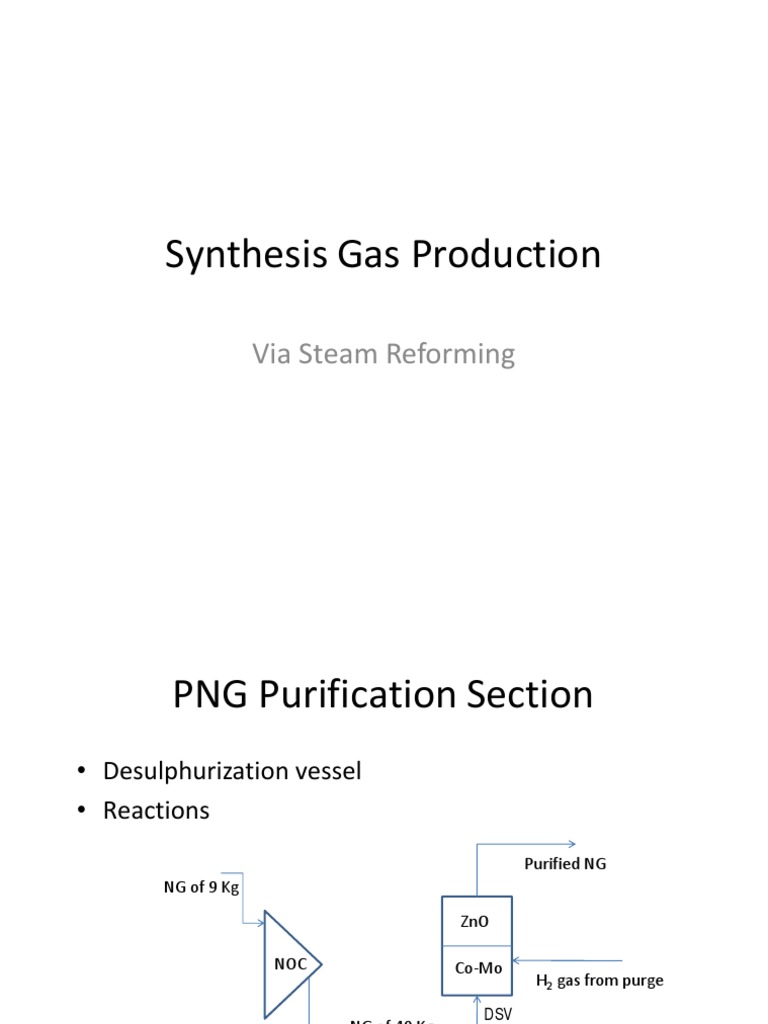 Synthesis Gas Production 4 | PDF | Carbon Dioxide | Ammonia