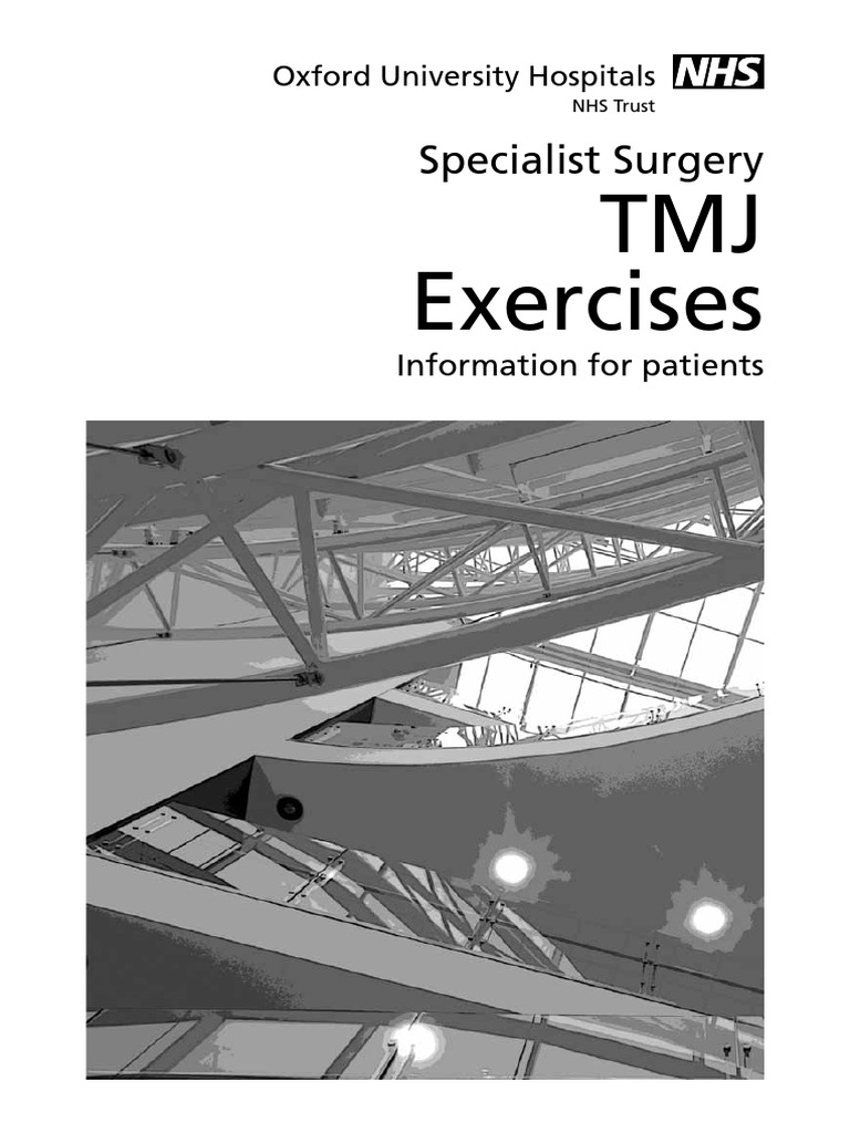 TMJ Exercises | PDF