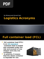 Logistics Abbreviations Guide | PDF | Cargo | Logistics