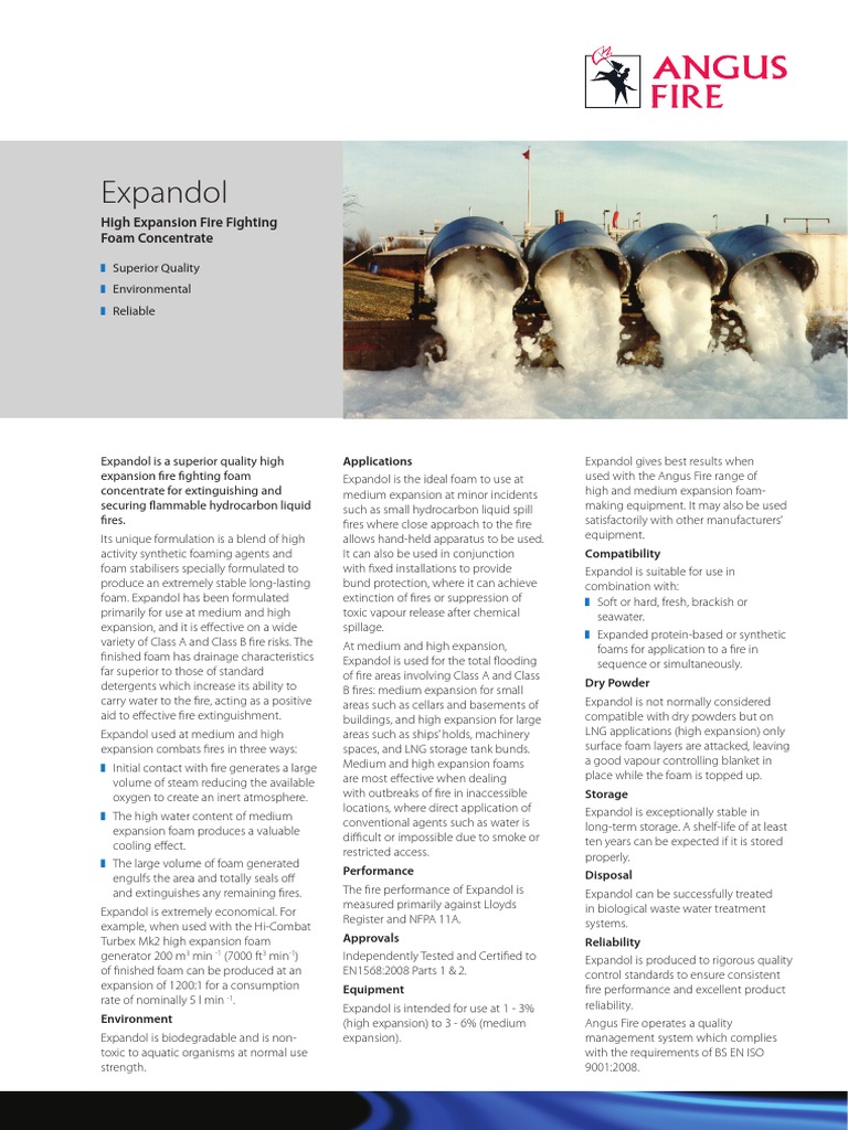 Expandol Foam | PDF | Chemistry | Nature