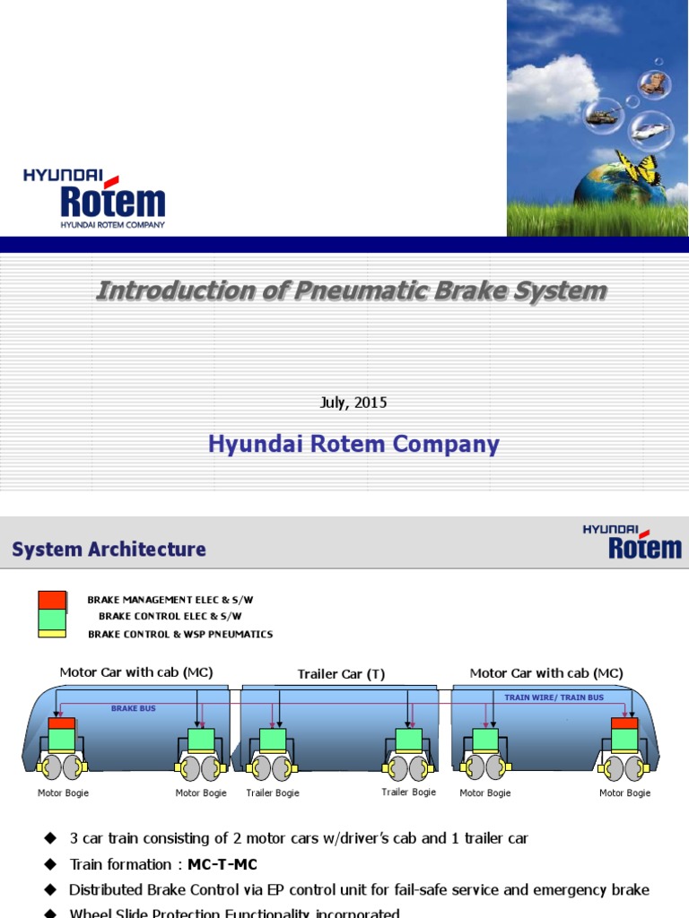 Introduction of Pneumatic Brake System - July 31, 2015 | PDF | Train ...