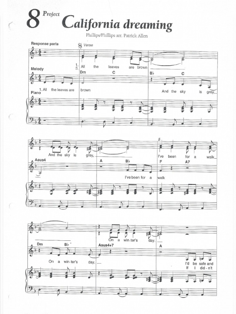 California Dreaming | PDF