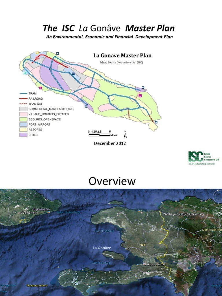 The ISC La Gonâve Master Plan: Island Source C Onsortium Ltd. (Isc)