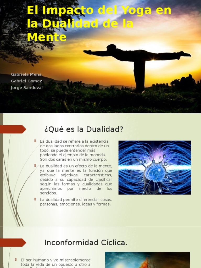 La Dualidad del Ser y el Yoga | PDF | Yoga | Mente