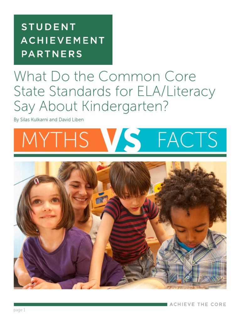 Effective Kindergarten Reading Strategies | PDF | Common Core State ...