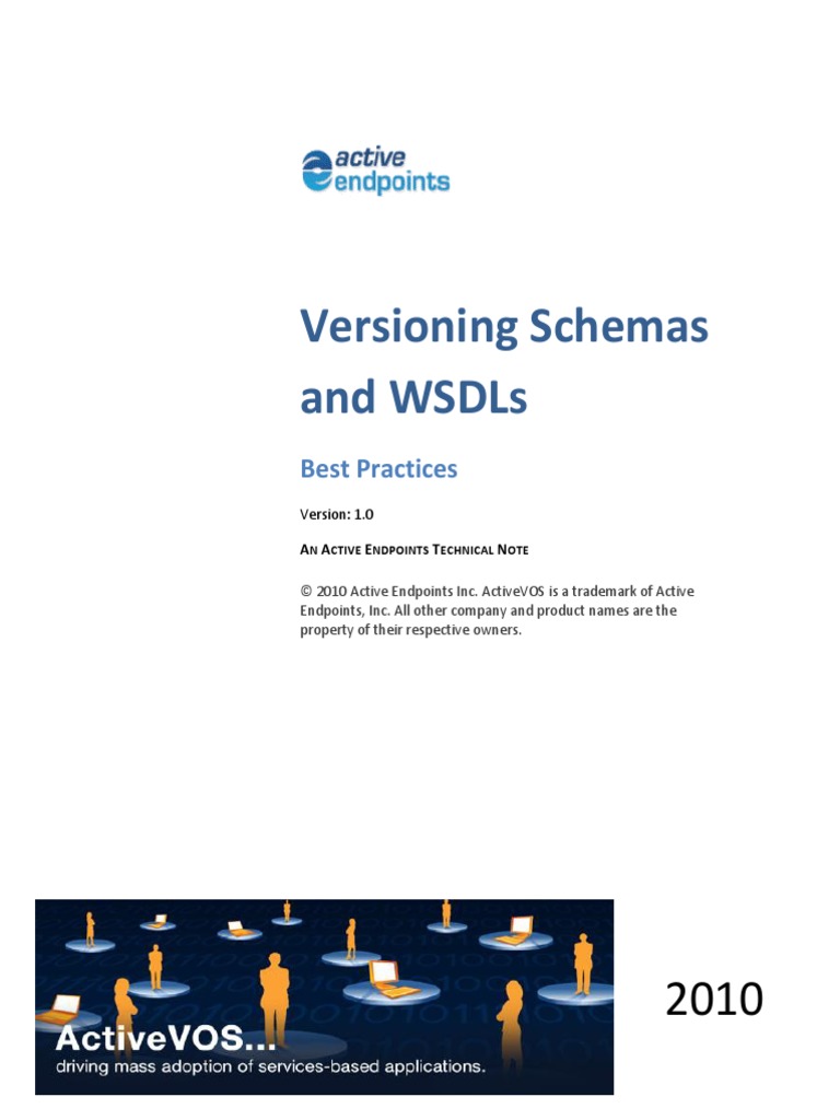 Versioning Schemas and Wsdls | PDF | Xml Schema | Data Serialization Formats