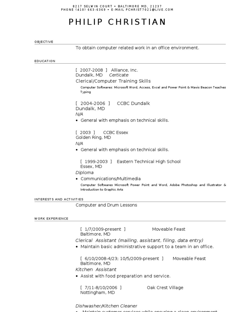 Philip's Resume | PDF