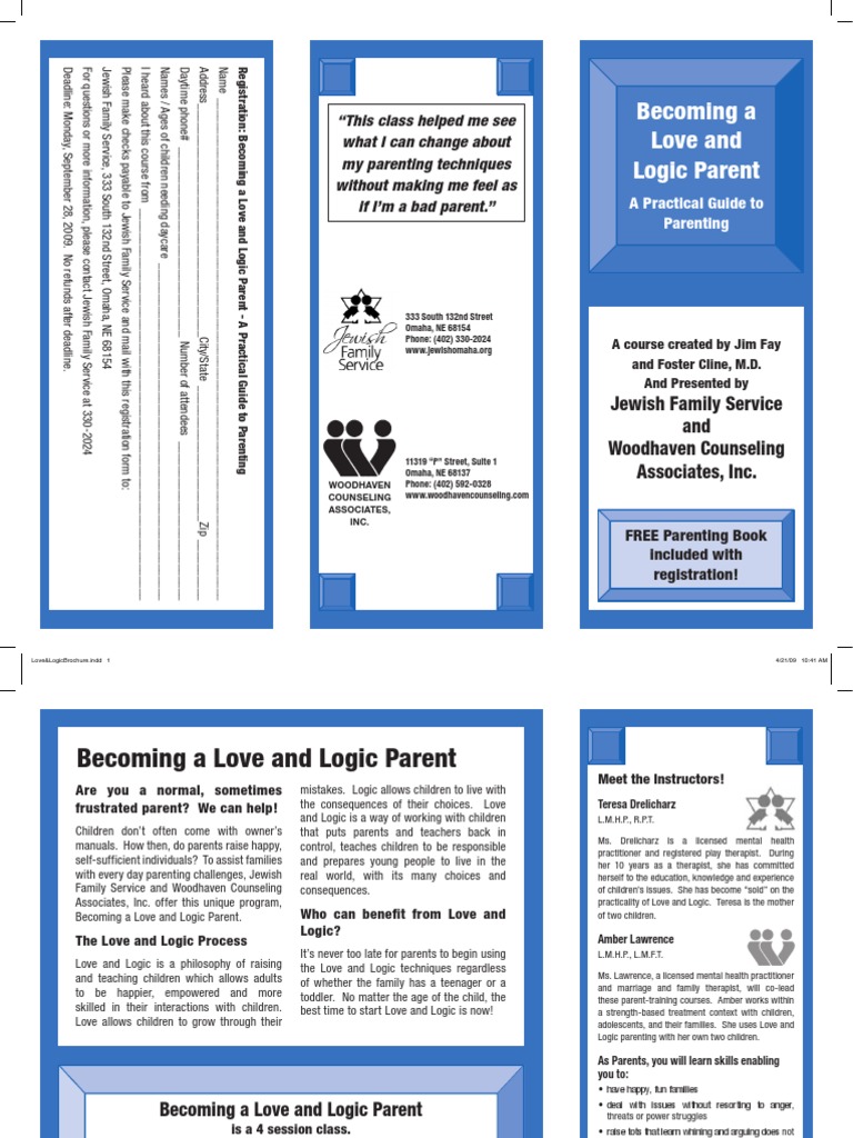 Love and Logic | PDF | Parenting | Relationships