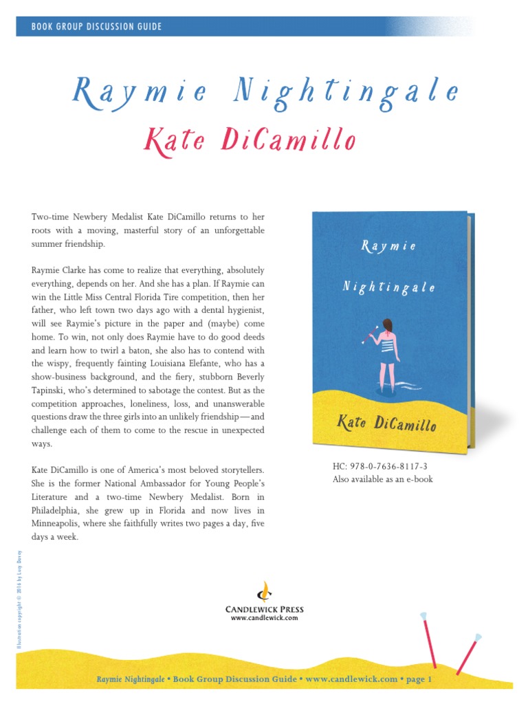 Raymie Nightingale Book Group Guide | PDF | Magical Thinking | Friendship