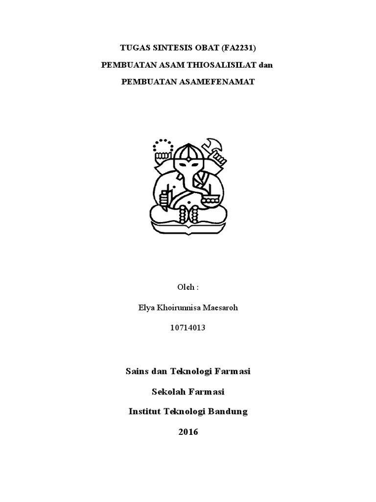 Tugas Sintesis Obat | PDF