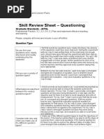 Student Feedback Survey Sarah-Kinkel 1 | PDF | Teachers | Lesson Plan
