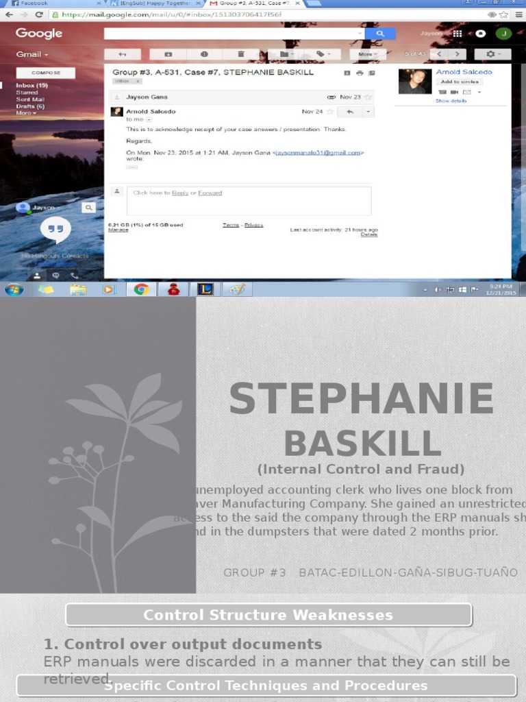 Stephanie Baskill | PDF | Operating System | Malware