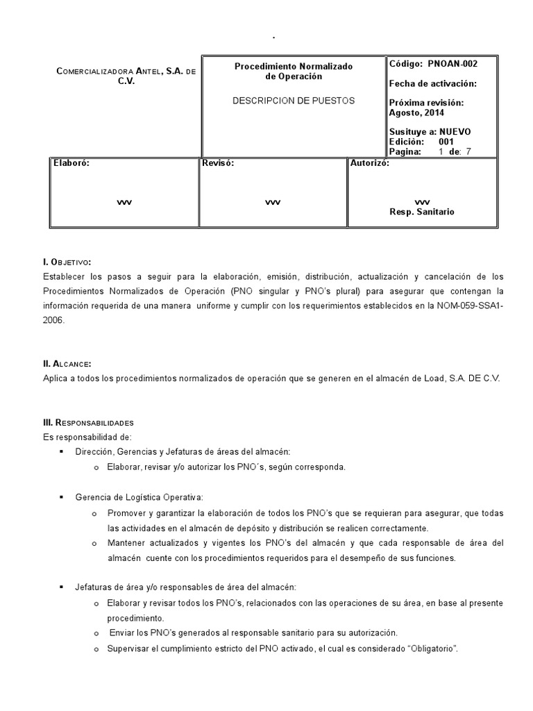 Ejemplo PNO de PNOs | Editorial | Informática y tecnología de la ...