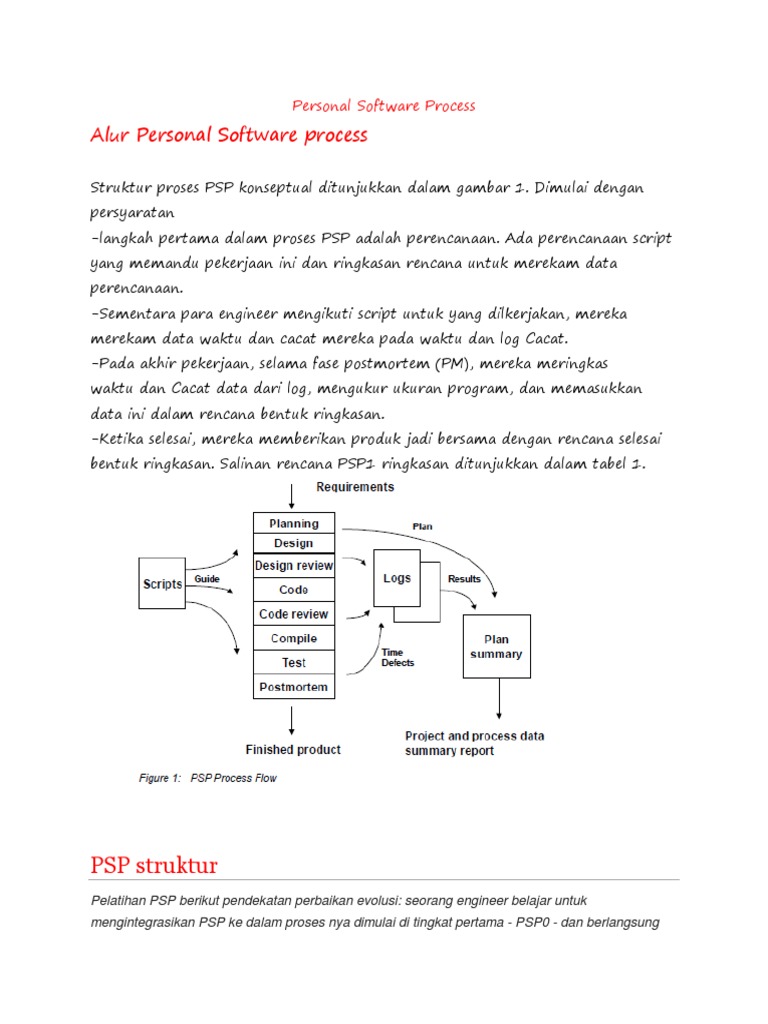 Personal Software Process & Team Software Process | PDF | Bisnis