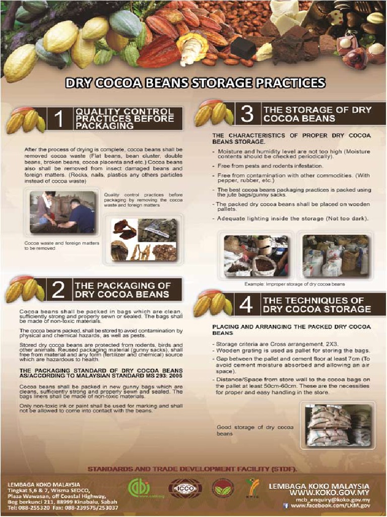 Dry Cocoa Beans Storage Practices | PDF