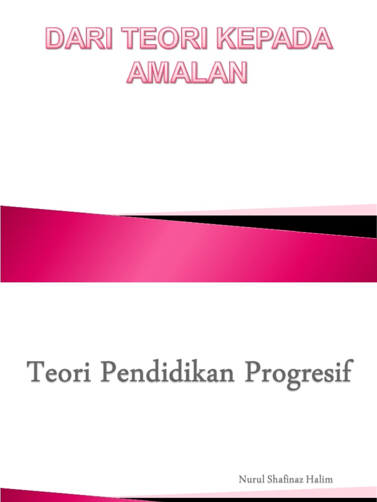 Pendidikan Progresif Berpusat Pelajar | PDF | Karier & Perkembangan