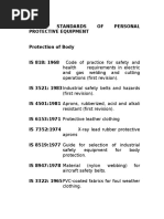 Isi Safety Codes List | PDF | Personal Protective Equipment ...