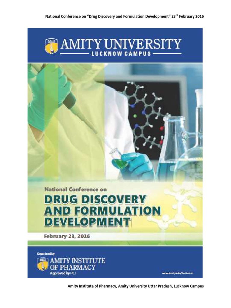 National Conference On Drug Discovery & Formulation Development 2016 by ...