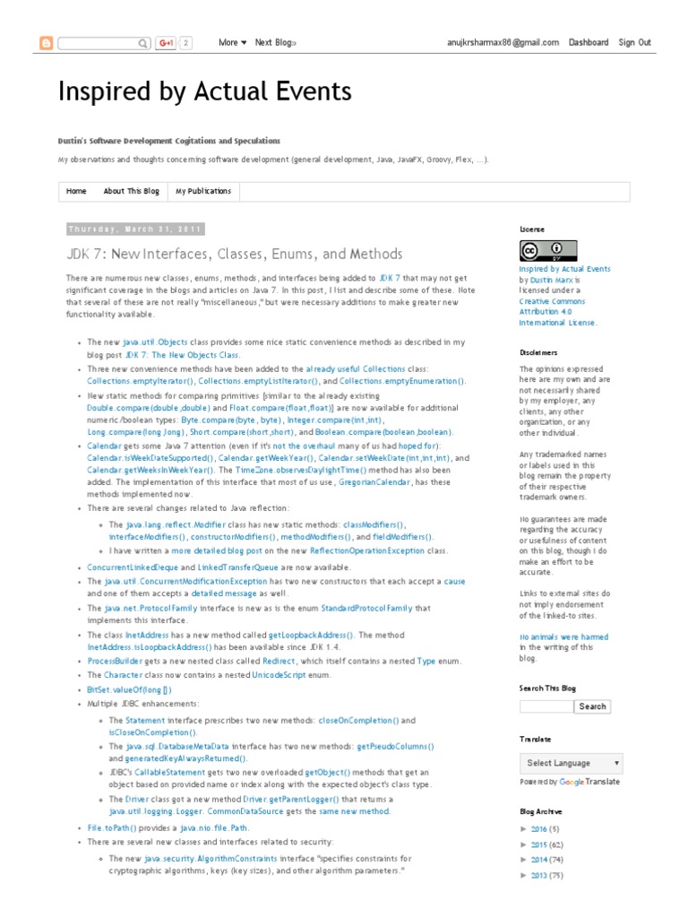 JDK 7: New Features Overview | PDF | Class (Computer Programming ...