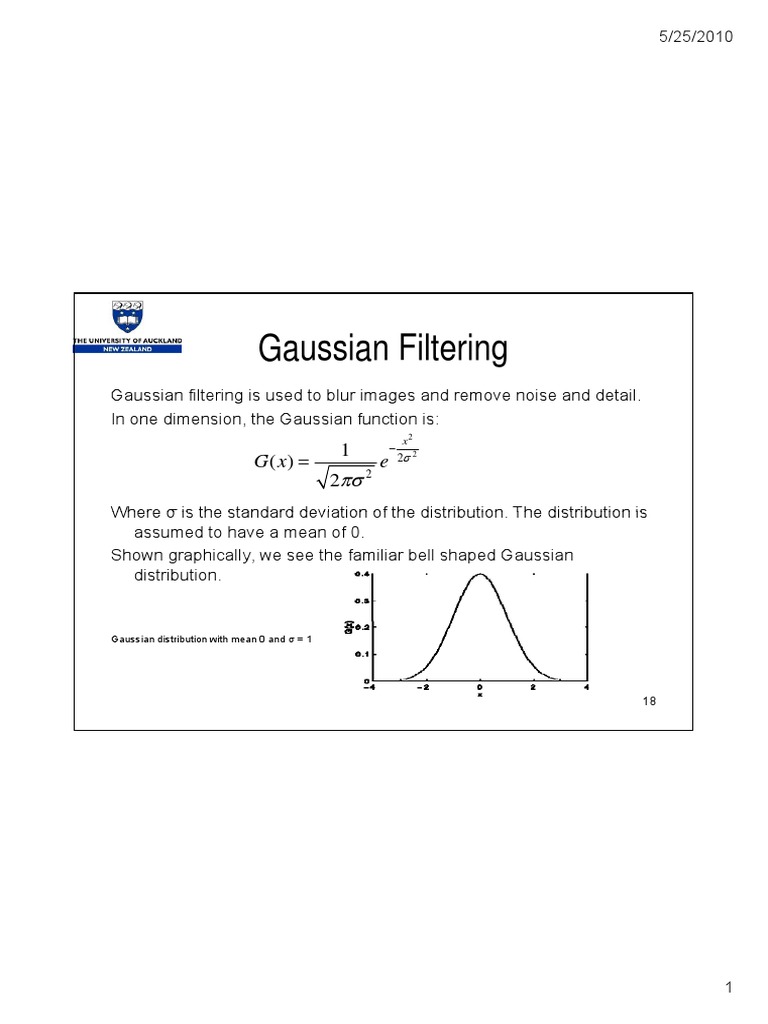 Gaussian Filtering 1up | Normal Distribution | Convolution