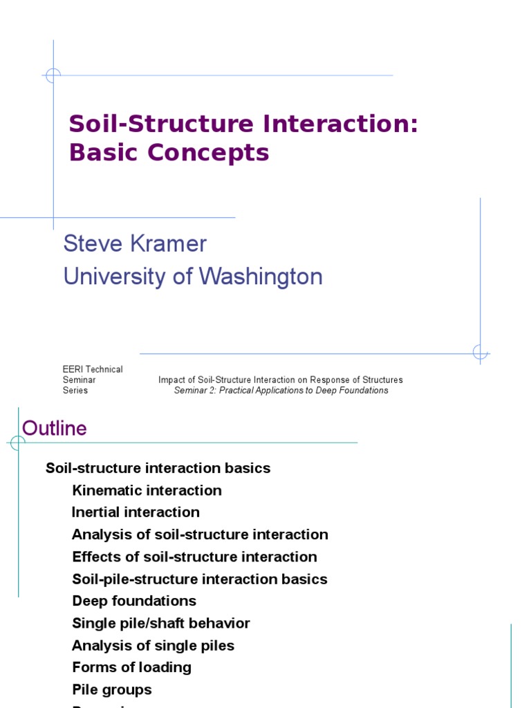 Soil Structure Interaction | PDF | Deep Foundation | Classical Mechanics