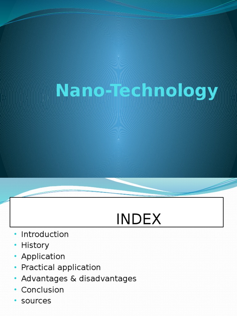 Presentation On Nano Technology | PDF | Nanotechnology | Integrated Circuit
