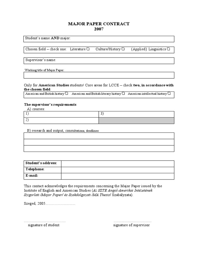 MP Contract | PDF | Foreign Language Studies