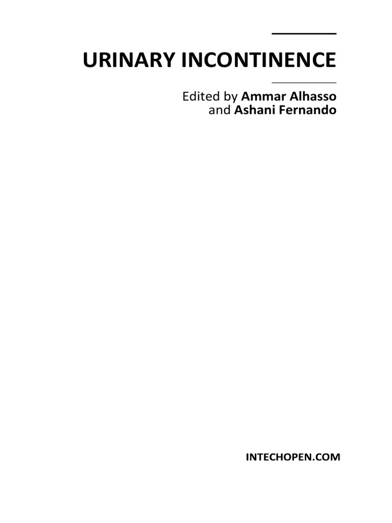 Urinary Incontinence | PDF | Urinary Incontinence | Urination