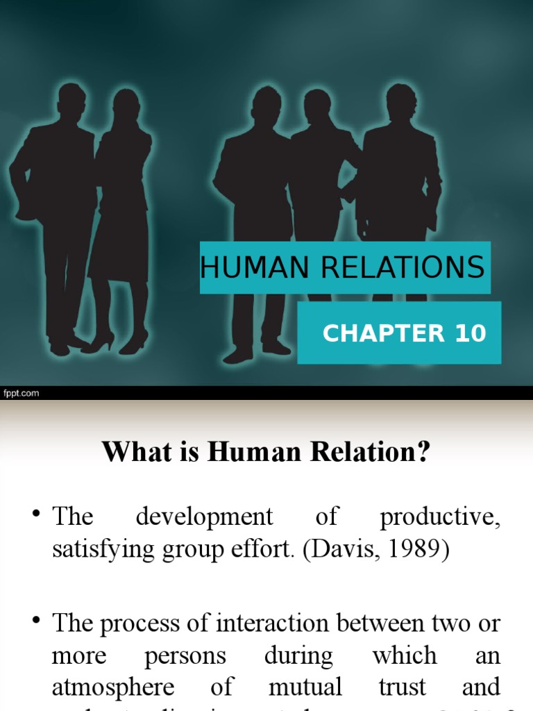 Human Relations.pptx | Behavior | Communication