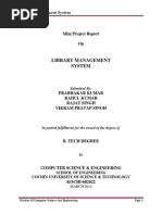 Library Management System | PDF | Html Element | Html