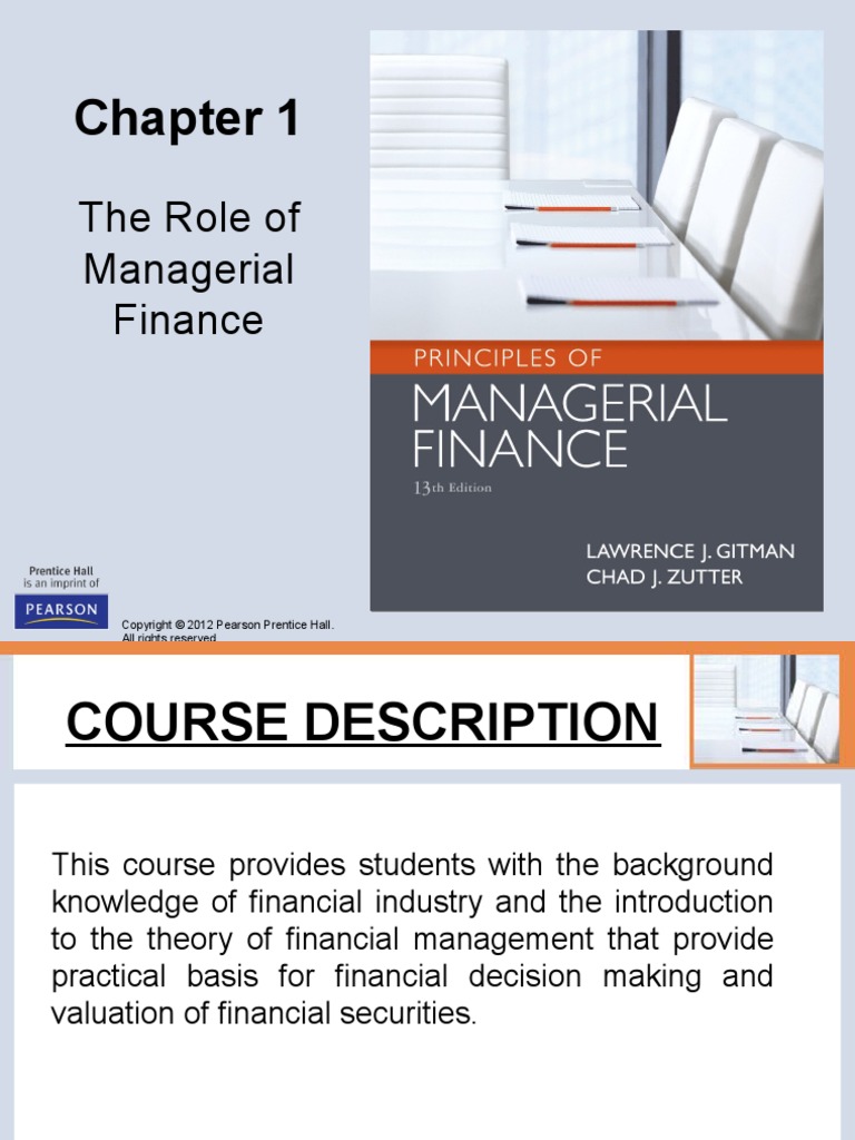 Managerial Finance Chapter 1 (An Overview) | PDF | Stakeholder ...