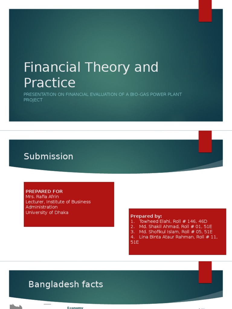 Financial Theory and Practice | PDF | Biogas | Economies